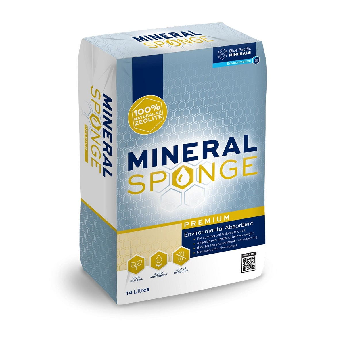 Zeolite Mineral Sponge 14L | General Safety NZ | Leedsafe